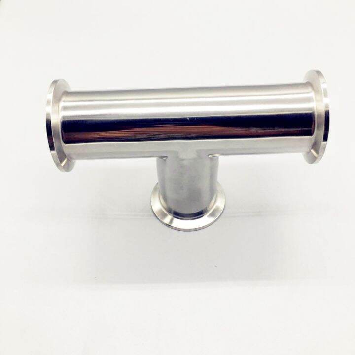 Free Shipping 1'' (25mm)OD50.5,Sanitary Tri Clamp 3 Way Tee Connector Pipe Fitting For Homebrew ...