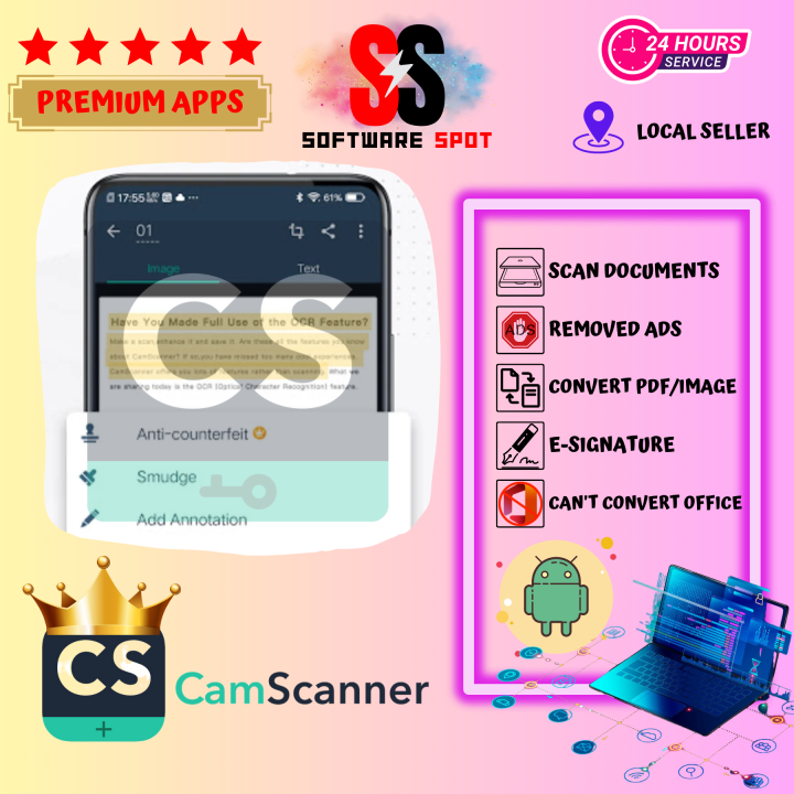 [Android ONLY] Instant Deliver CamScanner Premium Removed Ads Removed ...