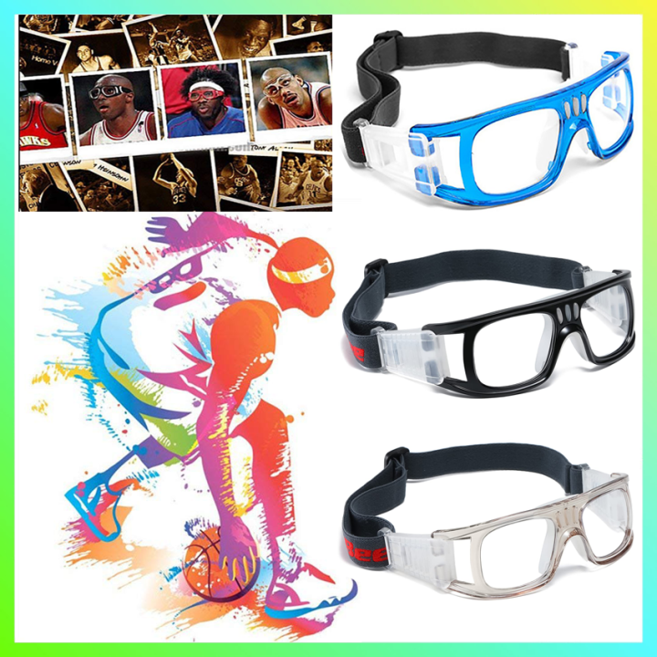 ส่งจากกทม รองรับ COD แว่นตาสำหรับเล่นกีฬา เปลี่ยนเลนส์สายตาได้ MJ32 แว่นตาเล่นบาสเก็ตบอล แว่นตา ...