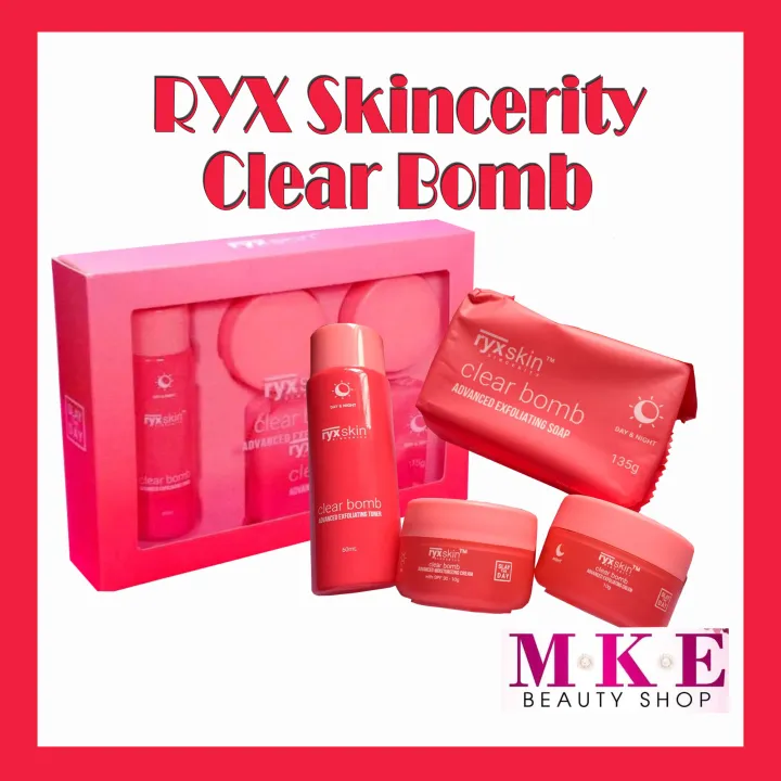 RYX Skincerity Clear Bomb Advanced Exfoliating kit | Lazada PH