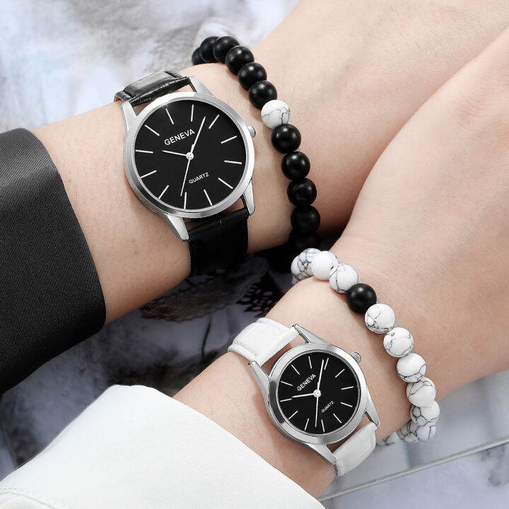 relo buy 1 take 1 couple sale 2 watch+2 bracelet Couple Watch ...