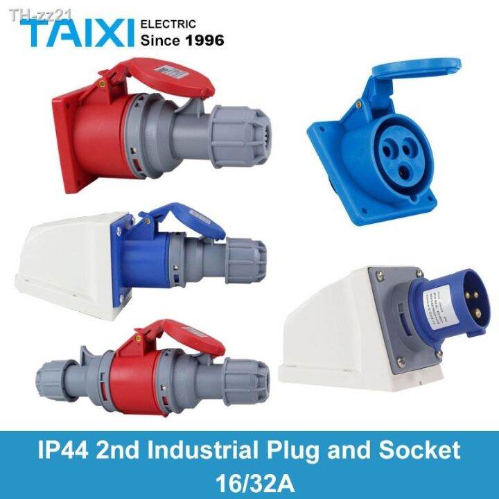 IP44 Industrial Plug and Socket 16A 3P 4P 5P Waterproof and Explosion ...