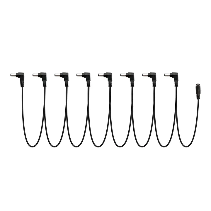 Musiclily Pro DC 9V Power Jack Splitter Adapter 1 for 8 Way Daisy Chain ...