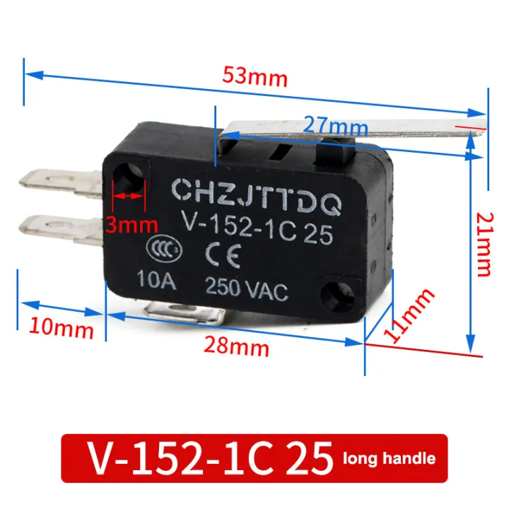 Shyli Micro Switch Travel Limit Switch V-15/152/153/154/155/156/-1C25 Switch | Lazada PH