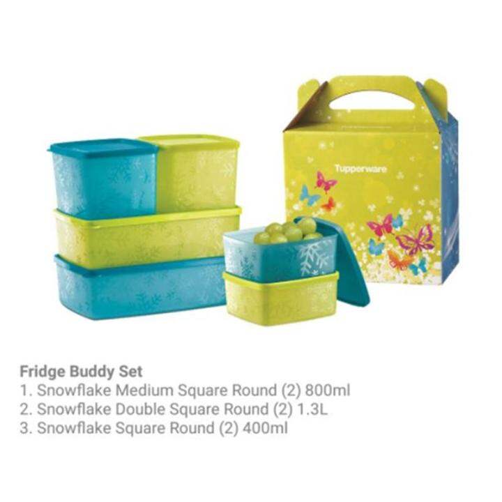 Tupperware Fridge Buddy set *Free Gift box | Lazada