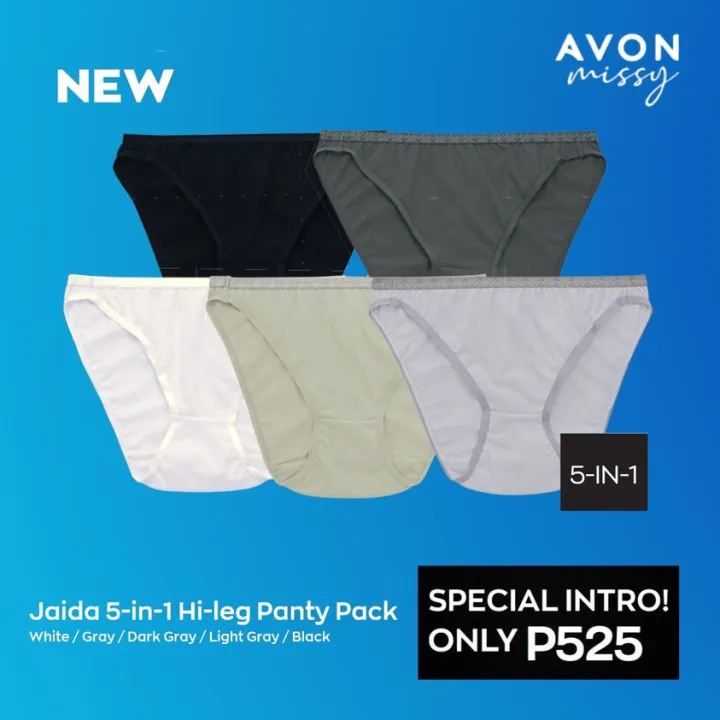 Avon Panty ~ JAIDA 5-1 Hi-Leg Panty Pack | Lazada PH