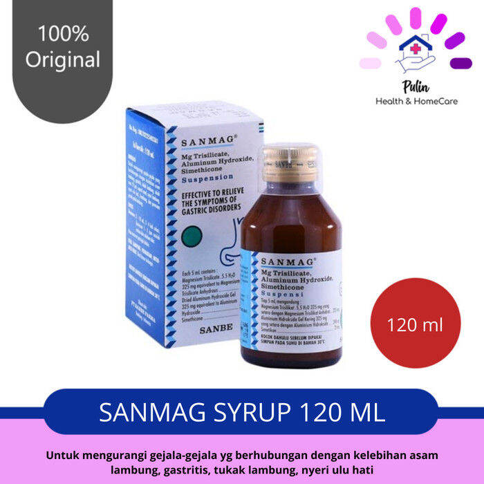 Sanmaag Syrup 120 ml / Obat Lambung / Obat Maagh | Lazada Indonesia
