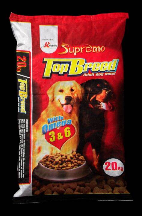 Top Breed ADULT Dog meal/Beef flavor repacked in Ziplock 1kg/500g ...