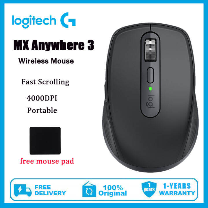 Logitech MX Anywhere 3 Compact Performance Wireless Mouse, Magnetic ...