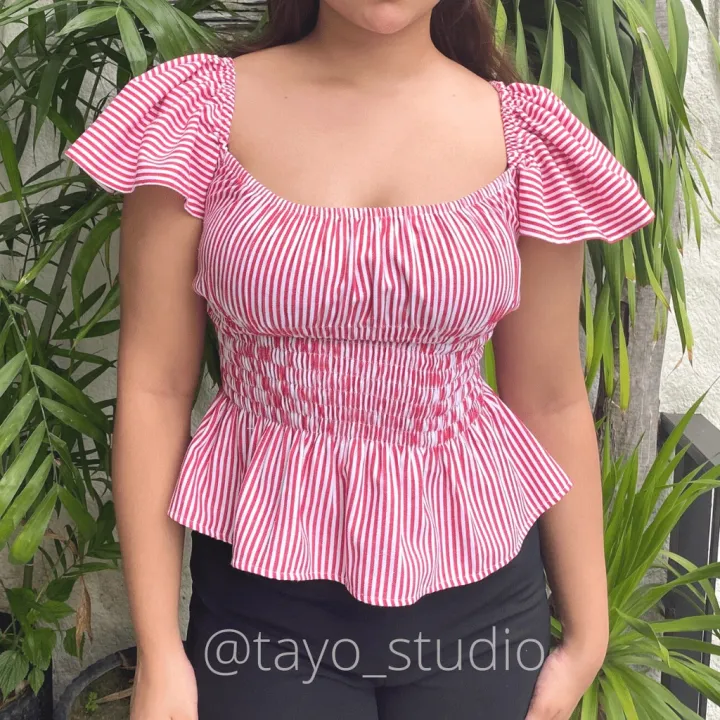 Tayo Studio Odessa Top | Lazada PH