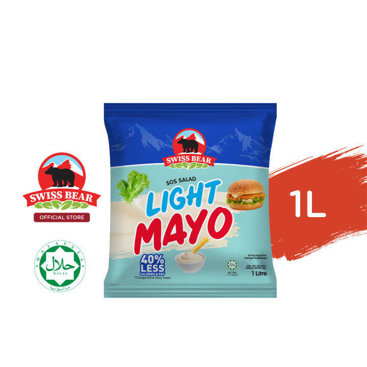 Swiss Bear Light Mayo 1L | Lazada