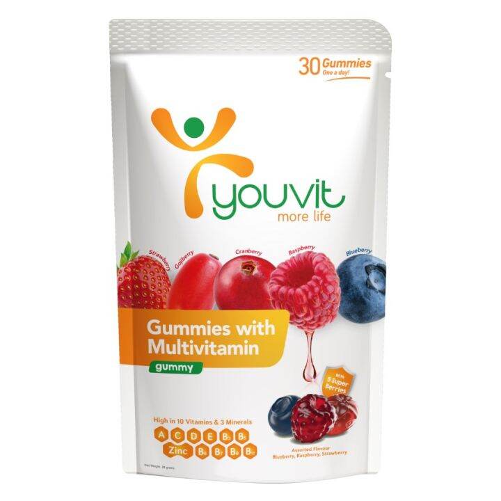 Youvit For Life Adult Multivitamin Gummies 30s | Lazada