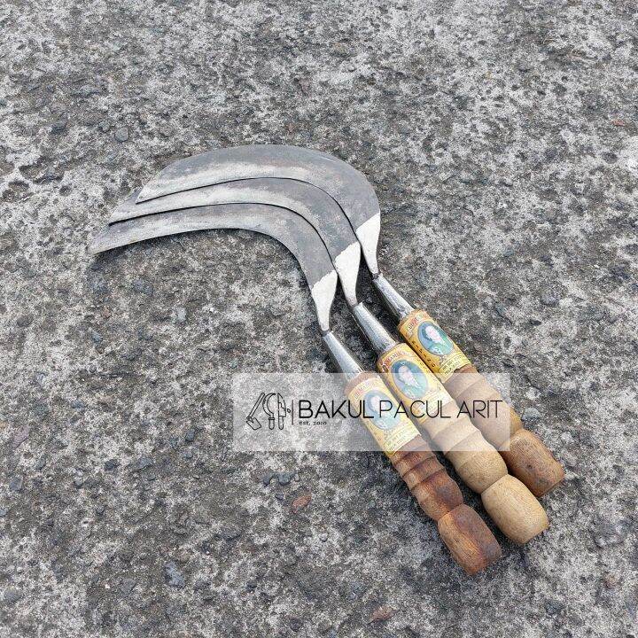 Arit Rumput Padi Tajam Siap Pakai Ukuran Kecil Bahan Baja Kiping ...