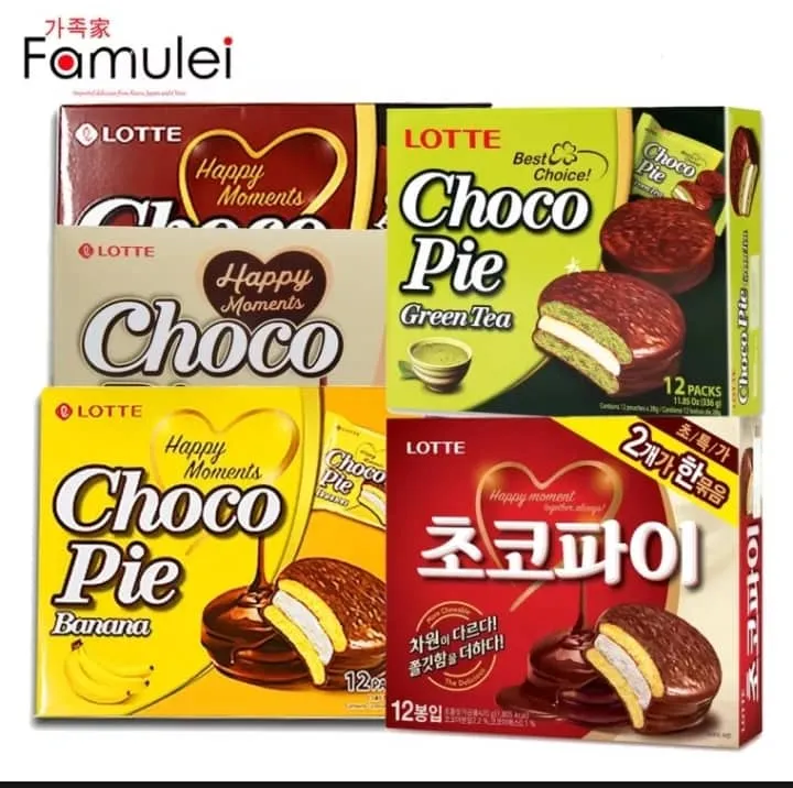 Lotte Choco Pie Chocolate Flavor 336g | Lazada PH