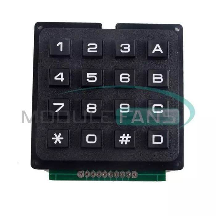 Stamp Keyboard 4x4 Matrix Keypad Module Key Switch Push Button Arduino
