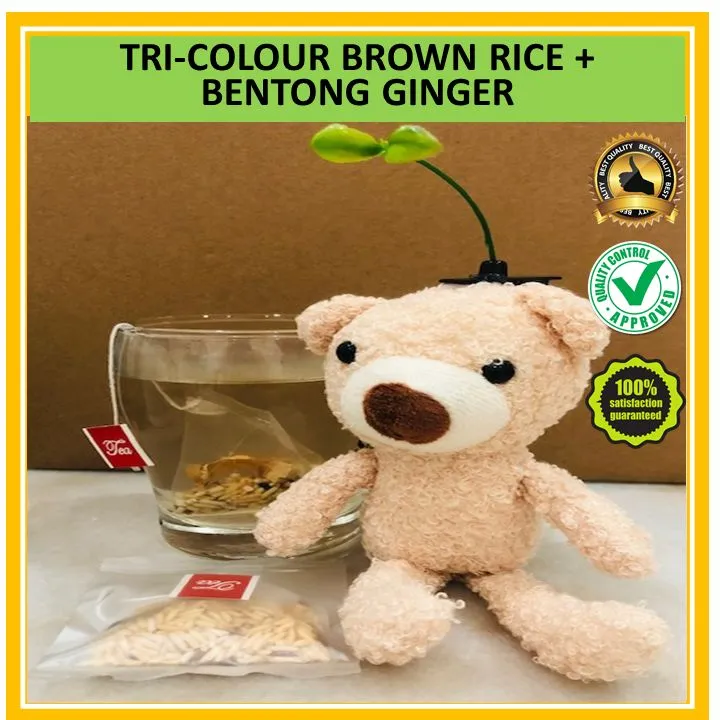 炒米茶月子茶正宗文冬姜 CONFINEMENT TEA - ROASTED TRI-COLOUR BROWN RICE WITH ...