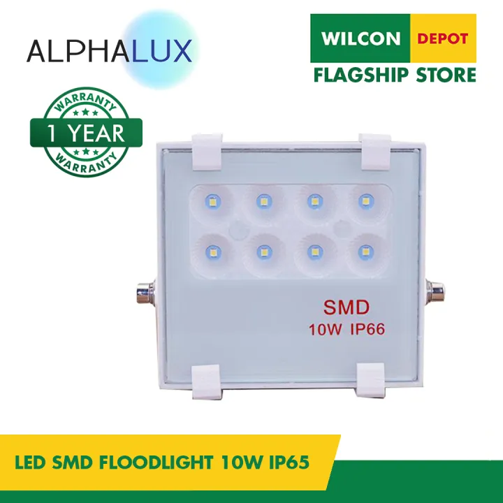 ALPHALUX 10W Daylight 6500K Led SMD Flood Light IP65 SL TG1018 by ...