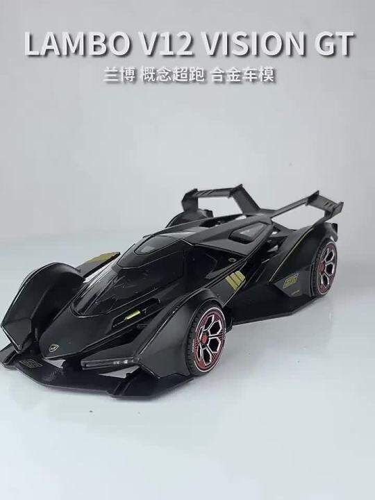 1:22 Lambos Vision Gran Turismo V12 GT Alloy Model Diecast Sound Super ...