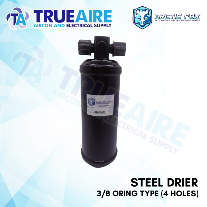 TRUE AIRE STEEL RECEIVER DRIER 3-8 ORING TYPE (4-HOLES) JBD-(62011 ...