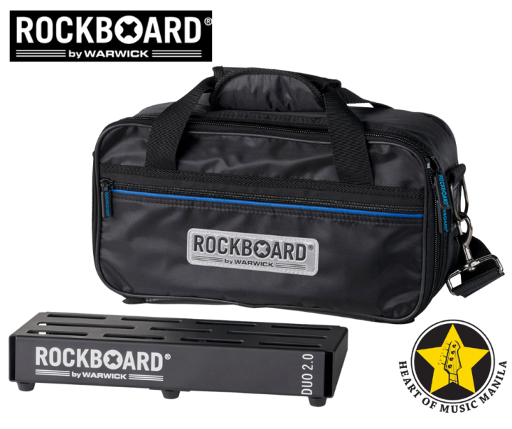 Warwick RockBoard DUO 2.0 Pedalboard with Gig Bag for 3-5 pedals ...