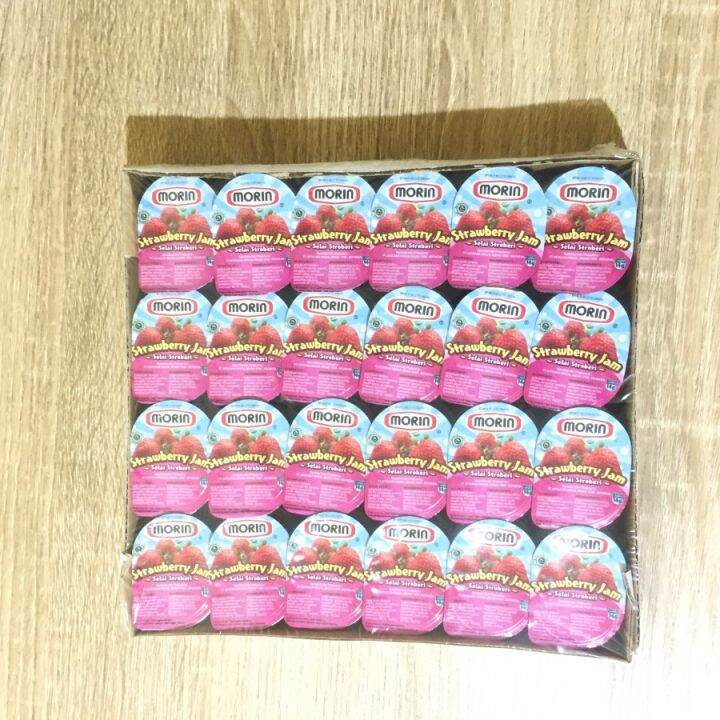 Morin Strawberry Jam Portion Pack 14gr ( isi 24 pack ) | Lazada Indonesia