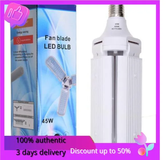 LST 45W 6500K AC170-265V Foldable Fan Blade LED Light Bulb (100% Tunay ...