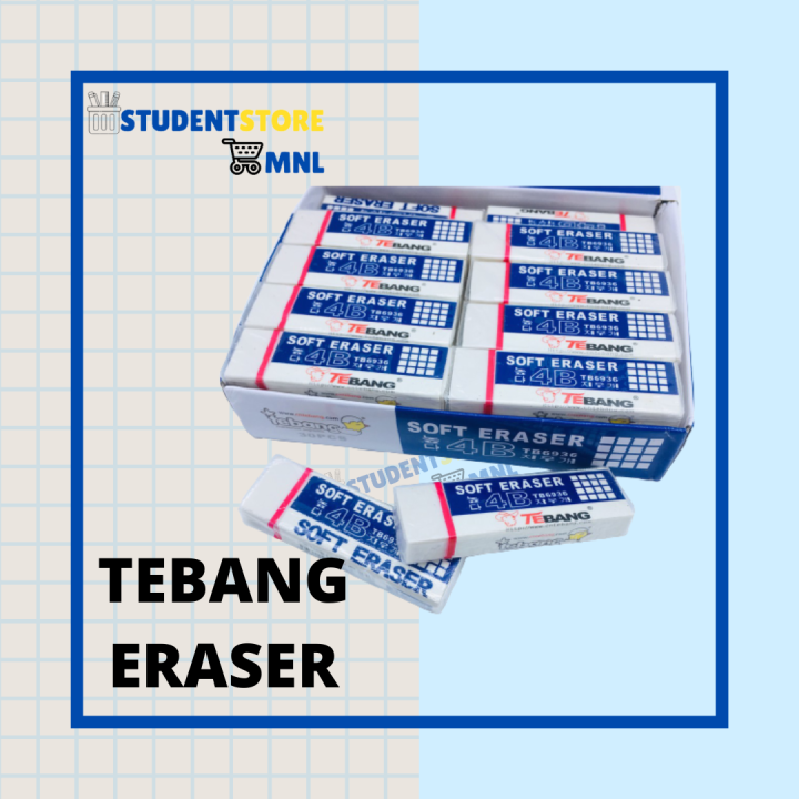 TEBANG Soft Eraser | Lazada PH