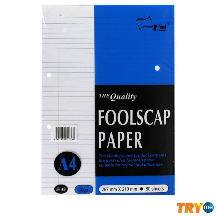 Uni FoolScap Paper A4 80gm 80s | Lazada