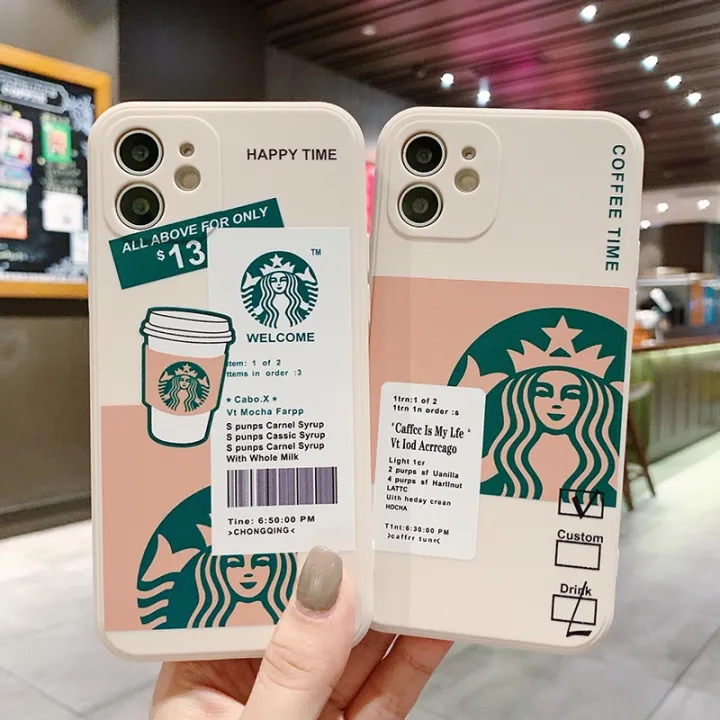 Case TECNO POP 5 Lte 6 GO 2020 2022 KE5 KF8 Fashion Starbucks Pattern ...