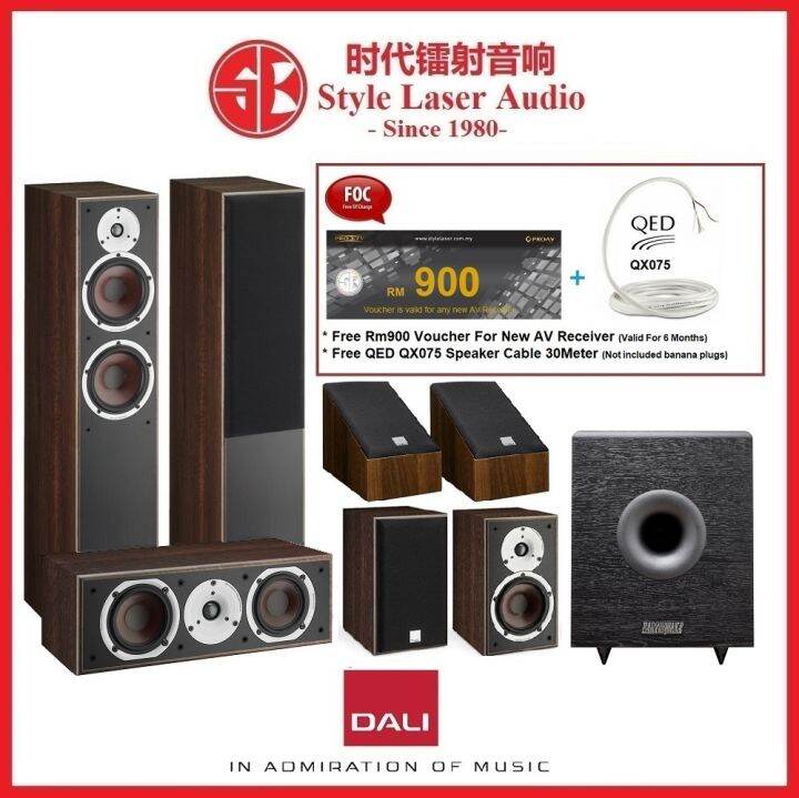 Dali Spektor 6+Spektor Vokal+Spektor 2+Alteco C-1+Earthquake SUB-80X ...