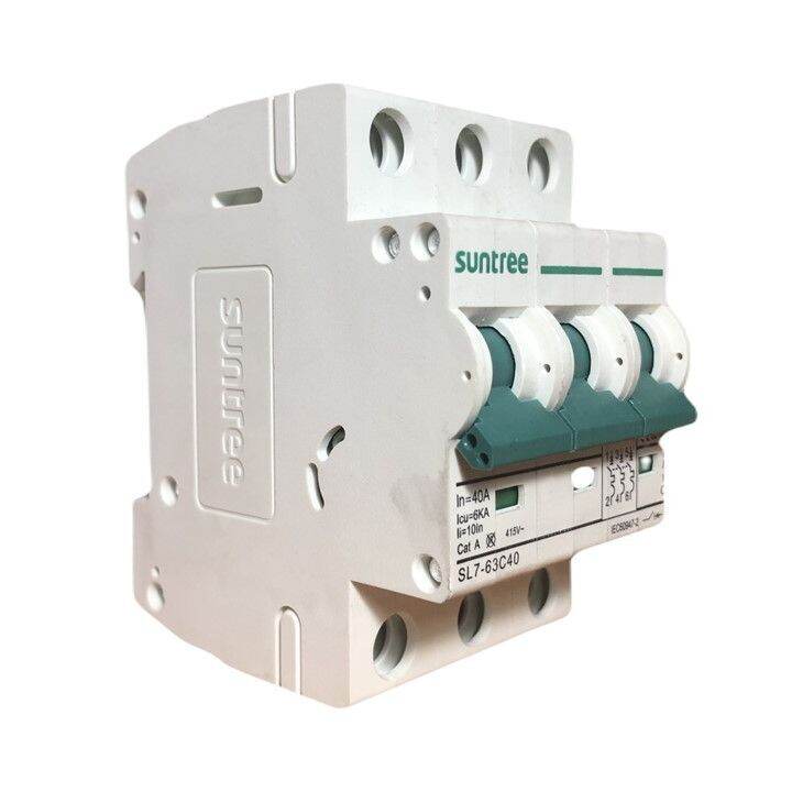 AC เบรกเกอร์ Suntree SL7-63 Series AC MCB 3 Poles 6KA 25A 230V/415V ...