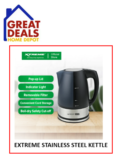 GREAT DEALS XTREME STAINLESS STEEL KETTLE | Lazada PH
