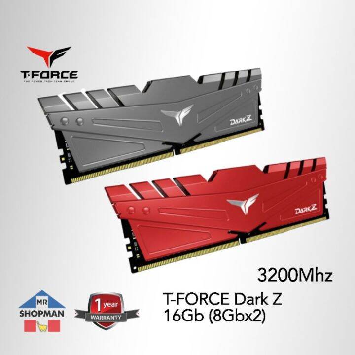 Teamgroup TForce DARK Z 8Gb 16Gb 2x8gb 3200Mhz DDR4 RAM | Lazada PH