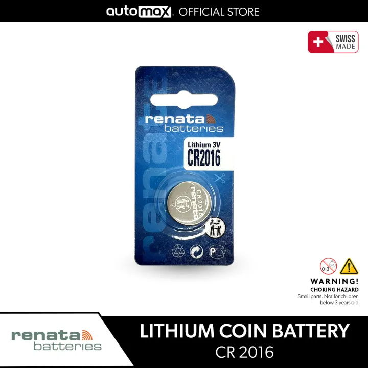 Renata CR2016 Lithium Battery 3V | Lazada PH
