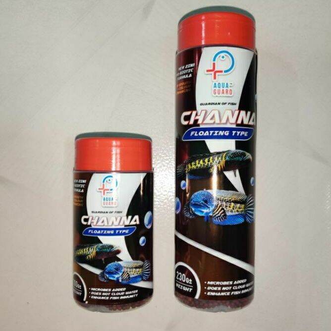 Aqua Guard Channa Fish Food Carnivorous Floating Makanan Ikan Channa ...