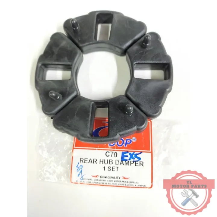 HONDA C70 EX5 REAR HUB RUBBER HUB GETAH REAR HUB DAMPER REAR HUB DAMPER ...