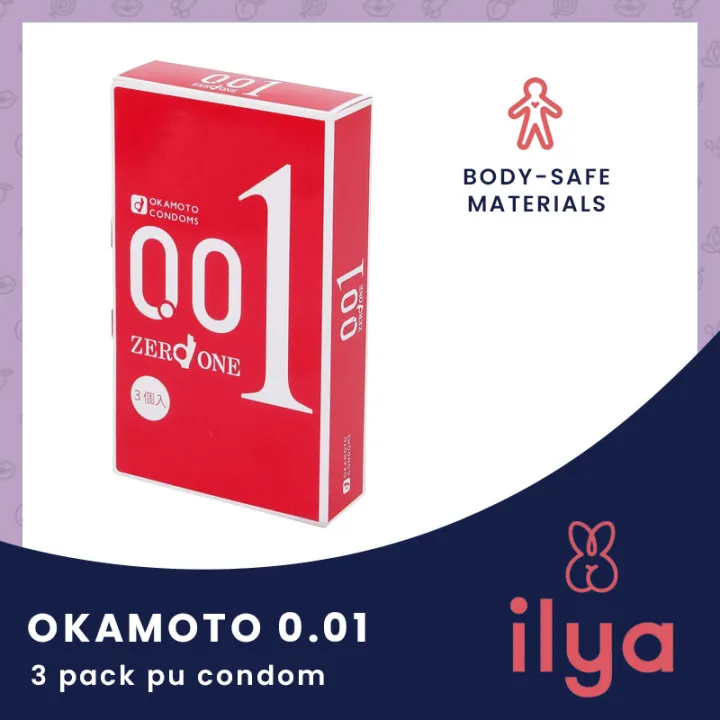 Okamoto 0.01 3's Pack PU (Condom) | Lazada PH
