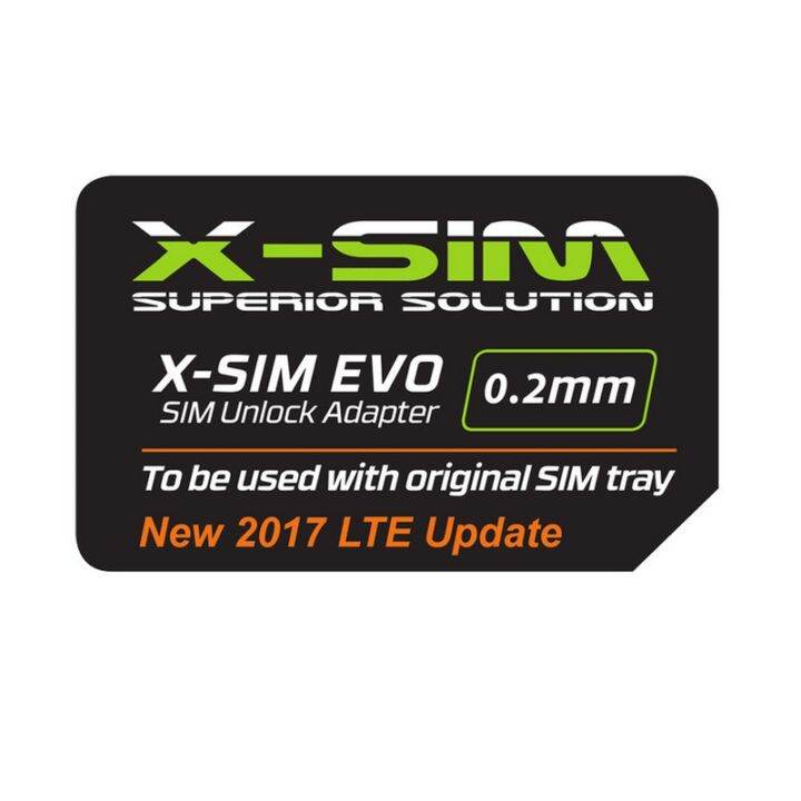 X-SIM EVO Ultra SIM Unlock Adapter LTE4G Smart Cloud Card for iPhone 5 ...
