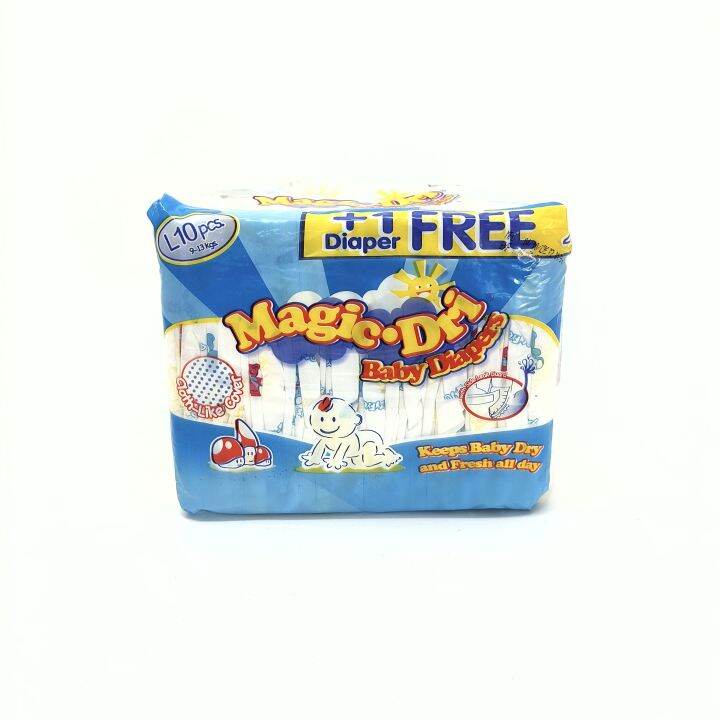 Magic-Dri Baby Diaper Large 10's | Lazada PH