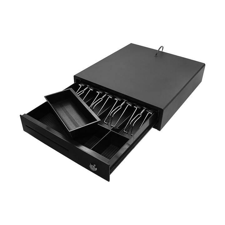 Heavy Duty Cash Drawer Four-Grid Three-Gear POS Cash Register Drawers ...