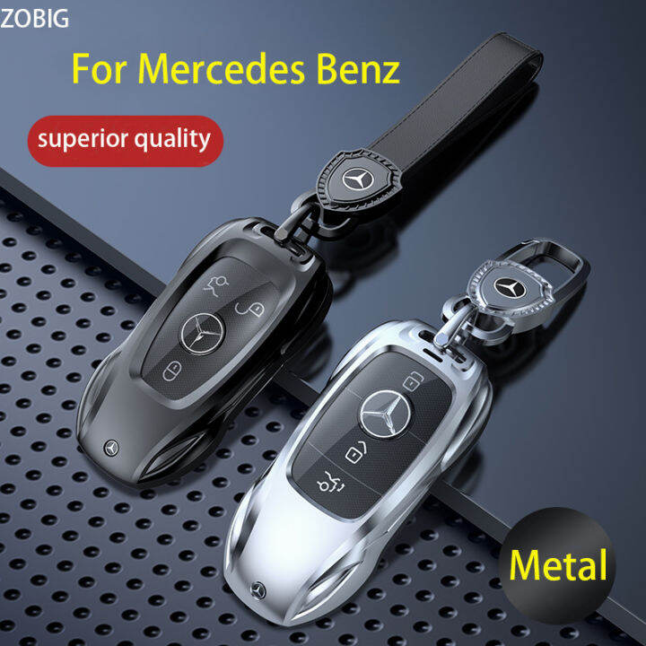 ZOBIG สำหรับ Mercedes-Benz Premium Zinc Alloy Smart Key Fob Case พร้อม ...