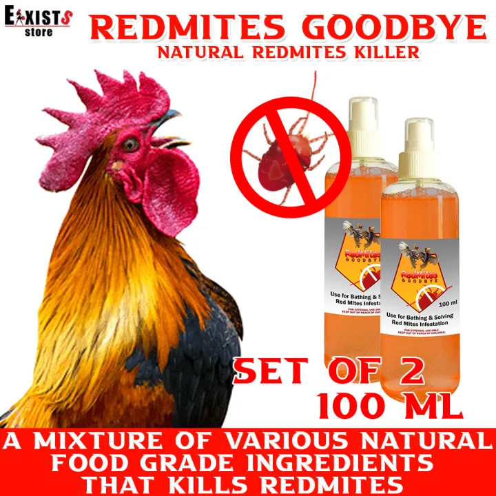 Redmites Goodbye Spray 100ml Set of 2 Natural Redmites Killer ( Pamatay ...
