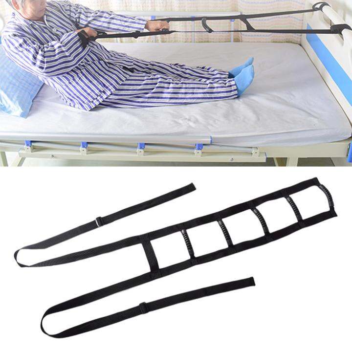 BolehDeals Bed Ladder Assist Strap 6 Handles Sit up Lifter Handle Rope ...
