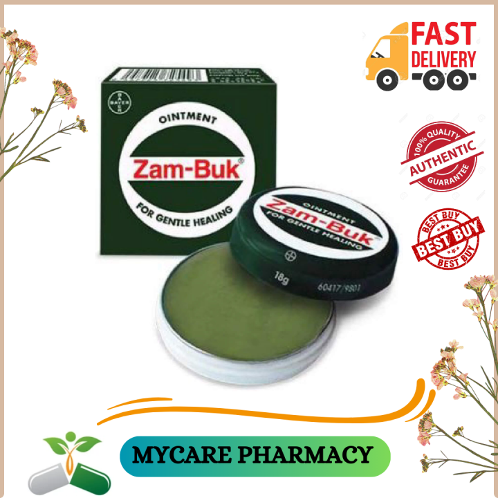 ZAMBUK Balm Relief Pain Muscle Herbal Ointment Insect Bites 18G | Lazada