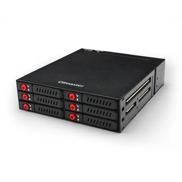 MR-6601 6 Bay Hard Disk Enclosure Rack Data Storage for 2.5Inch SATA ...