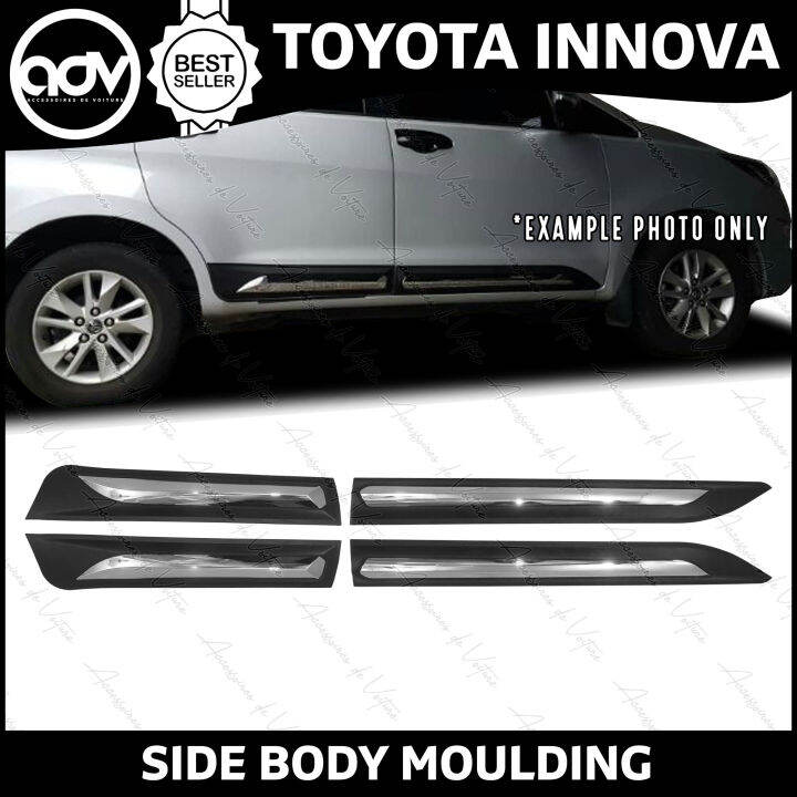 Side Body Moulding / Cladding for Toyota Innova 2016-2021 (Two Toned ...