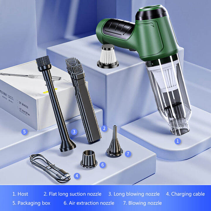 Powerful Wireless Car Vacuum Cleaner Small Manual Vacuum Cleaner Strong