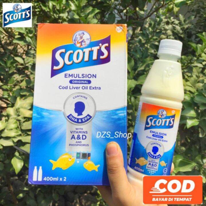 SCOTT'S EMULSION Original 400ml | Lazada Indonesia