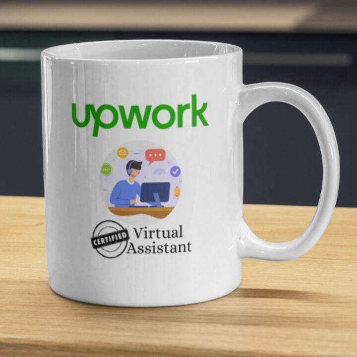 Upwork Mug Virtual Assistant Male | Lazada PH