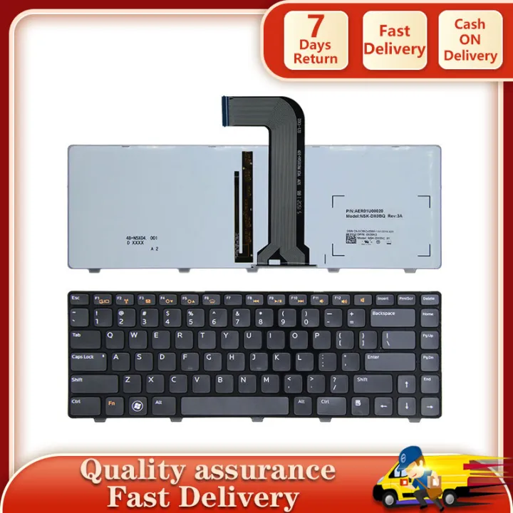 New Laptop keyboard For DELL N4110 N4040 N4050 M4040 M4050 M421R 14VR ...